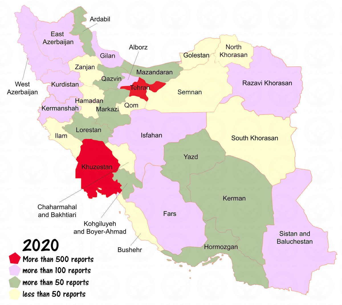 HRA Annual Statistical Report of Human Rights Conditions in Iran – 2020 ...